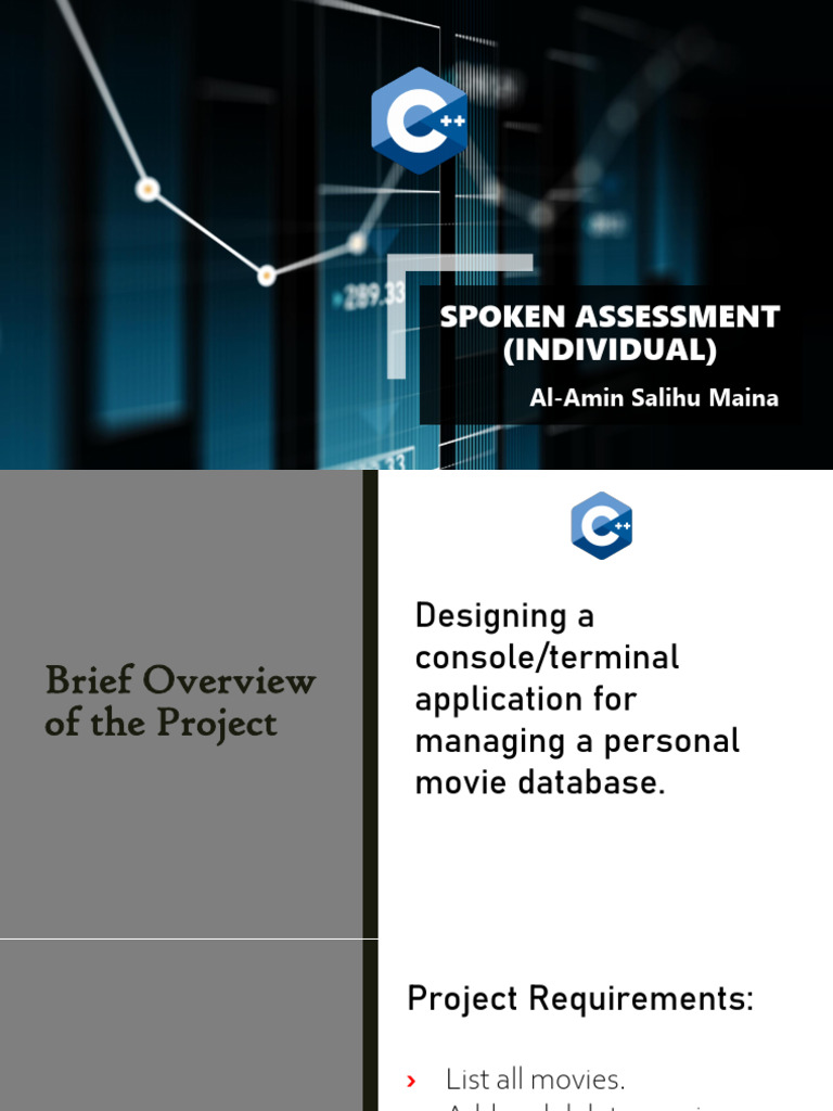 Spoken Assessment (Individual) | PDF | C++ | Command Line Interface
