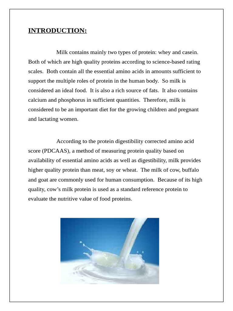 Introduction Arul Bio | PDF | Milk | Cheese