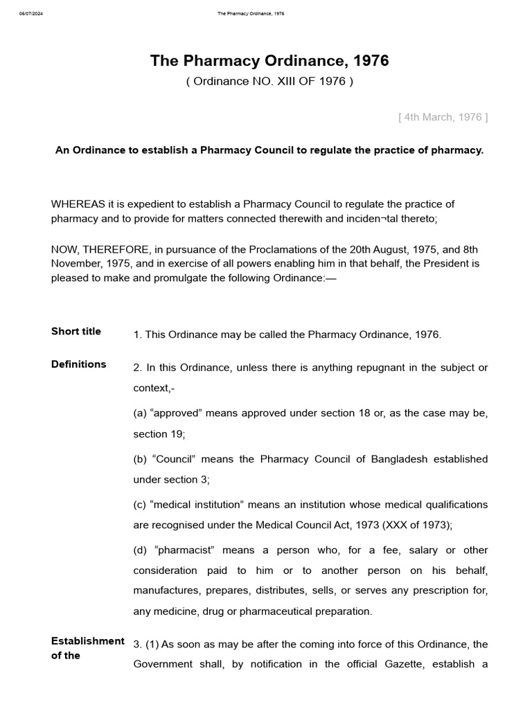 1976 | PDF | Pharmacist | Pharmacy