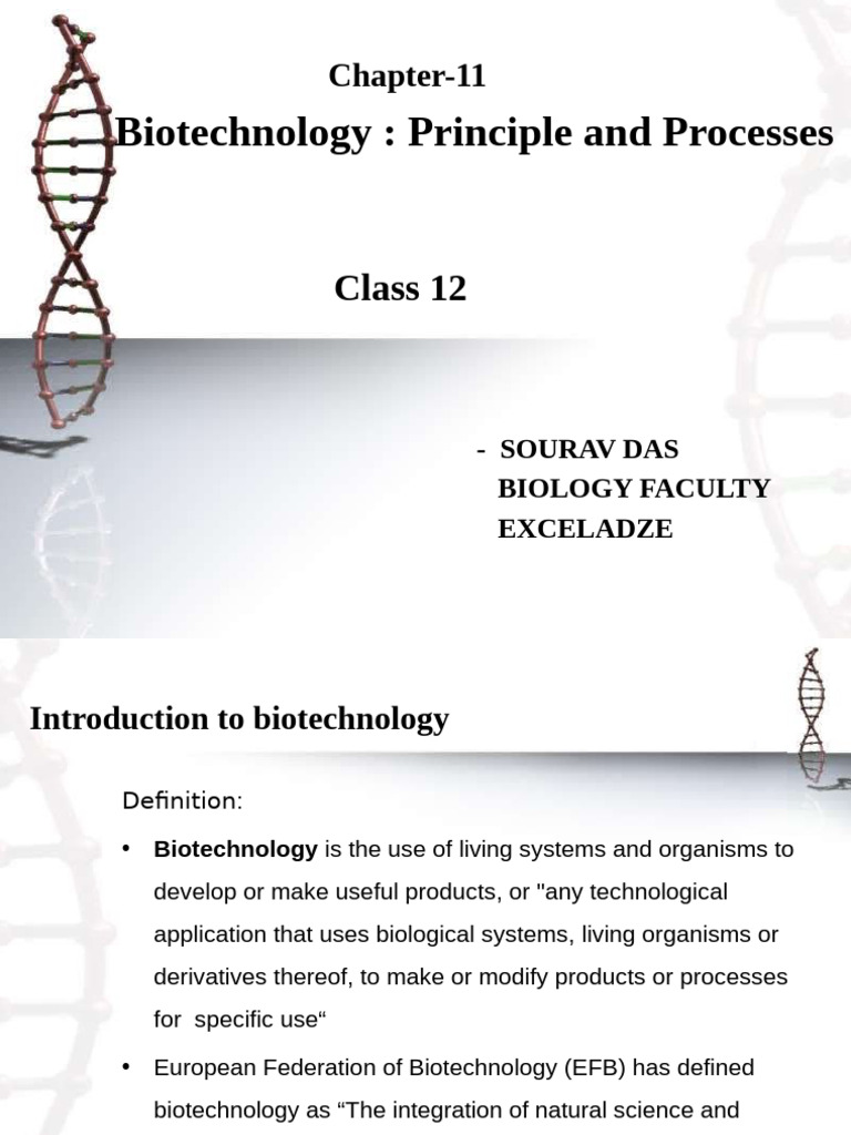 Biotechnologyppt 140709083729 Phpapp01 | PDF | Molecular Cloning | Plasmid