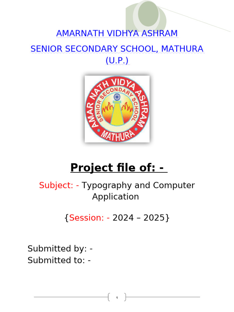 Typography & Computer Applications Project | PDF | Memorandum | Android (Operating System)