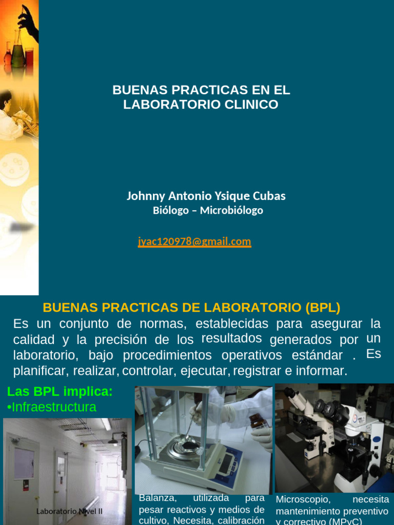 Buenas Practicas de Laboratorio-1 | PDF | Laboratorios