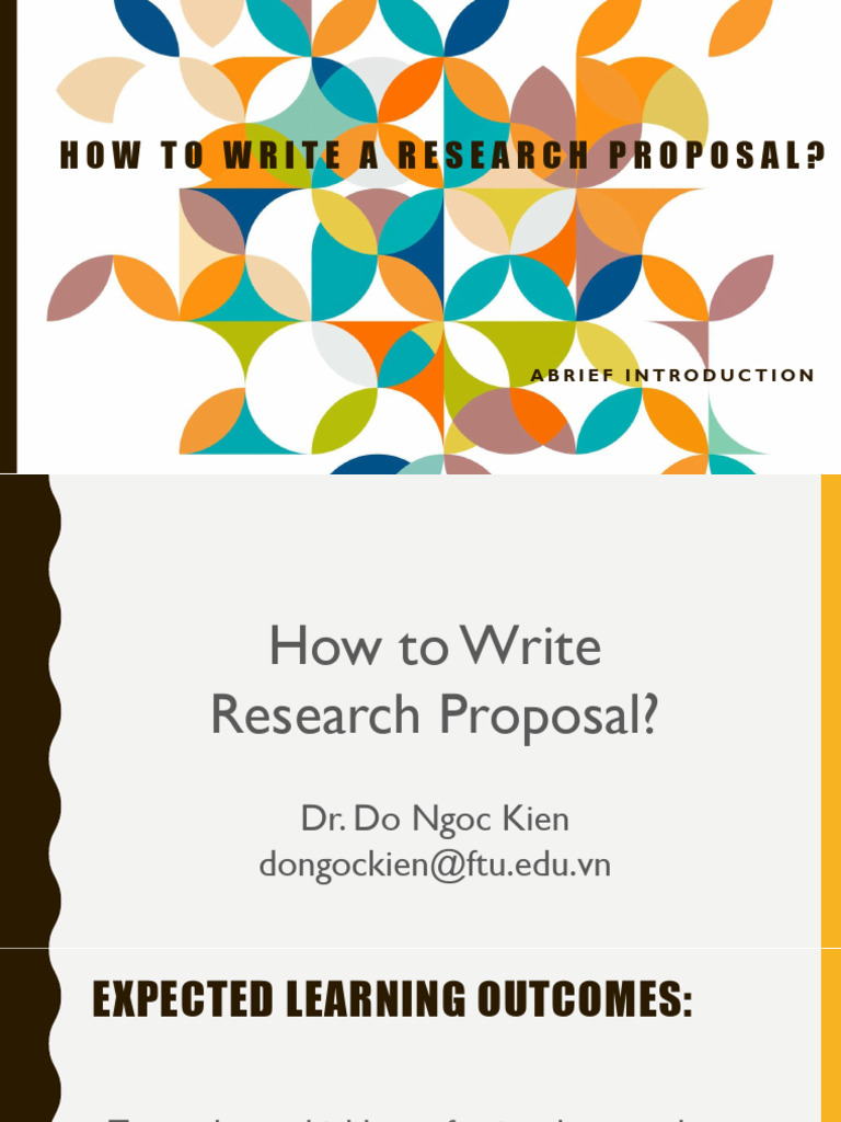 Writing an Effective Research Proposal | PDF | Hypothesis | Theory