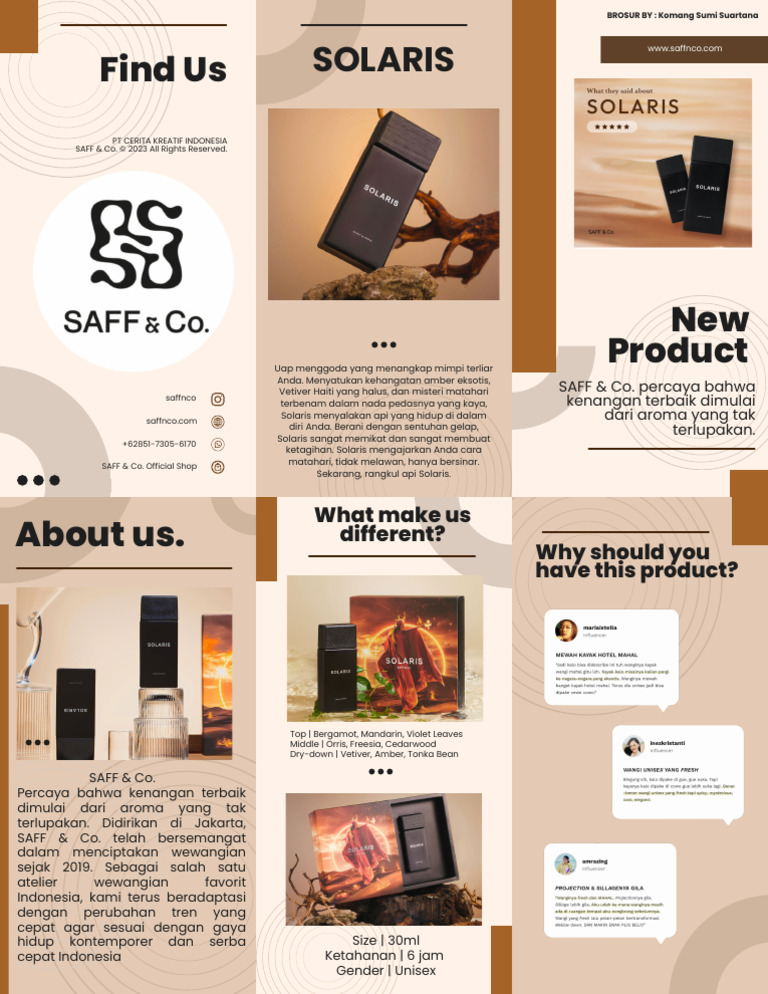 Brosur Parfume Komang Sumi | PDF