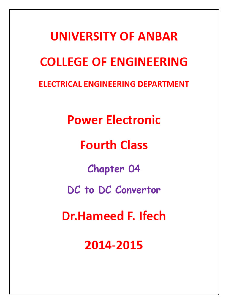 boost converter | PDF | Power Electronics | Electrical Network