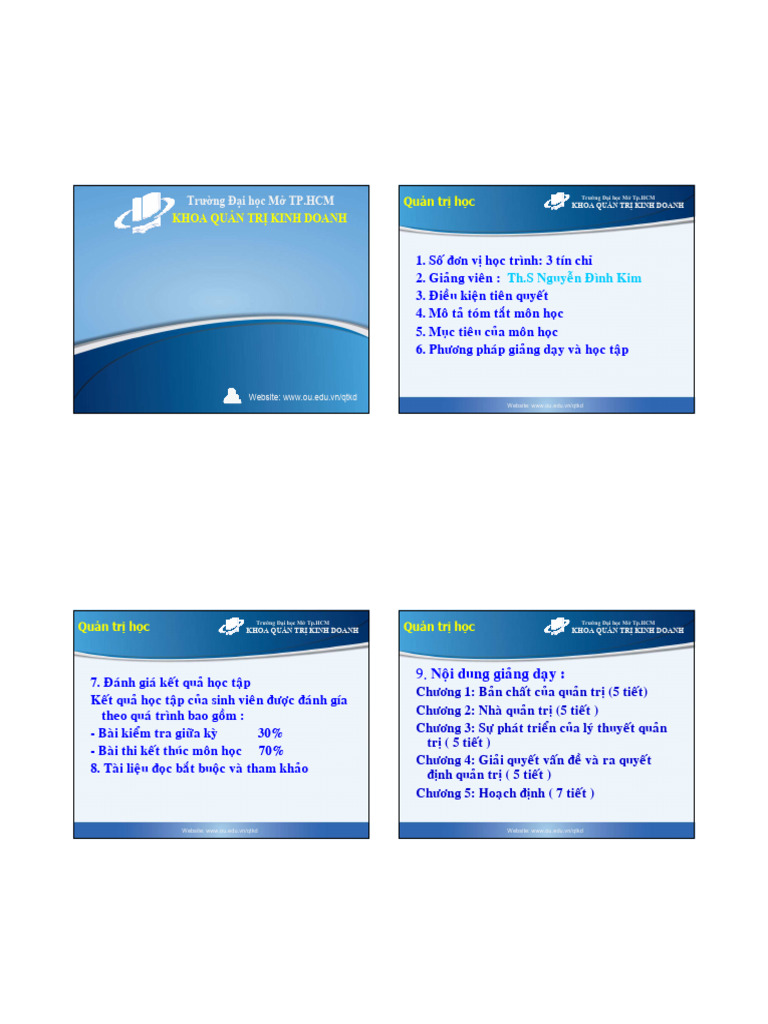 Silde QTH - Nguyen Dinh Kim | PDF