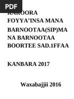 Karoora Dow (2017) | PDF