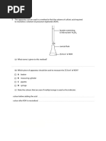 Neutralisation Practical | PDF | Titration | Chemistry