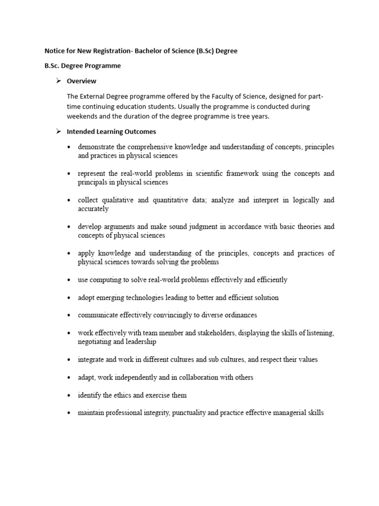 BSc_Syllabus | PDF | Mathematics | Science BSc_Syllabus | PDF | Mathematics | Science