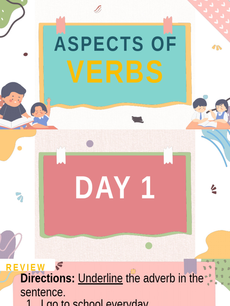 Understanding Verb Aspects and Tenses | PDF | Grammatical Tense ...