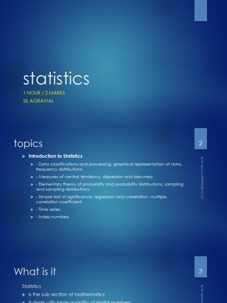 2 A statistics | PDF | Standard Deviation | Probability Distribution