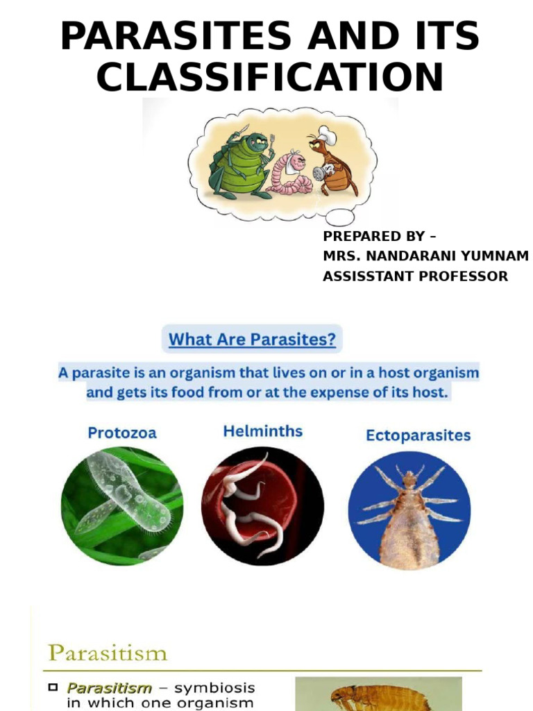 Parasites and Its Classification | PDF