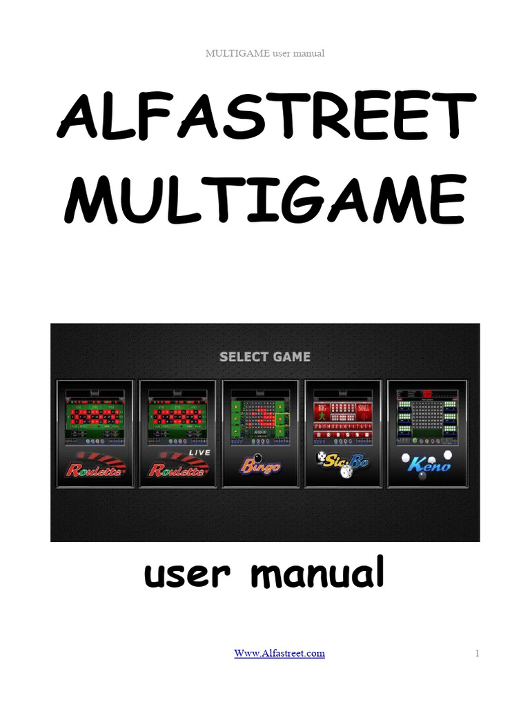 Multigame User Manual | PDF | Roulette | Computing