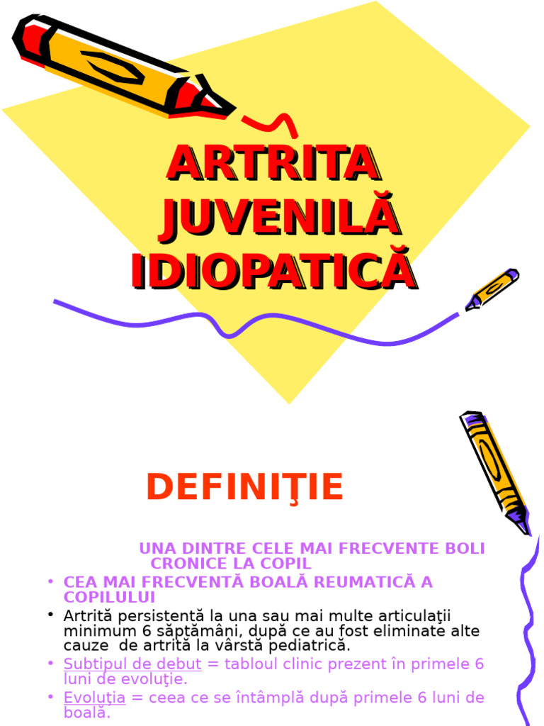 Artrita Idiopatica Juvenila | PDF