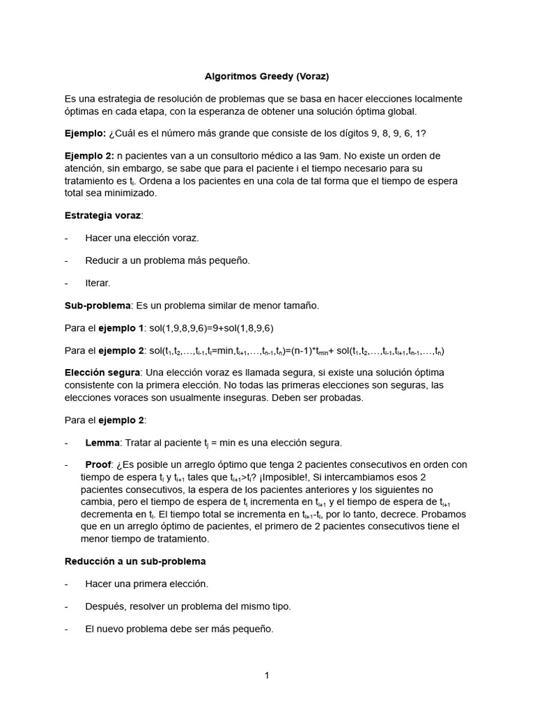 Greedy Vs DP | PDF | Algoritmos | Matemáticas