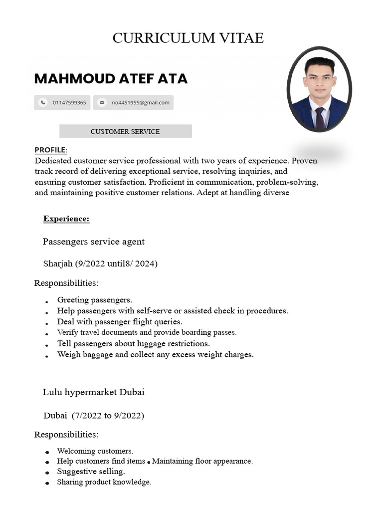 Mahmoud cv-1 | PDF
