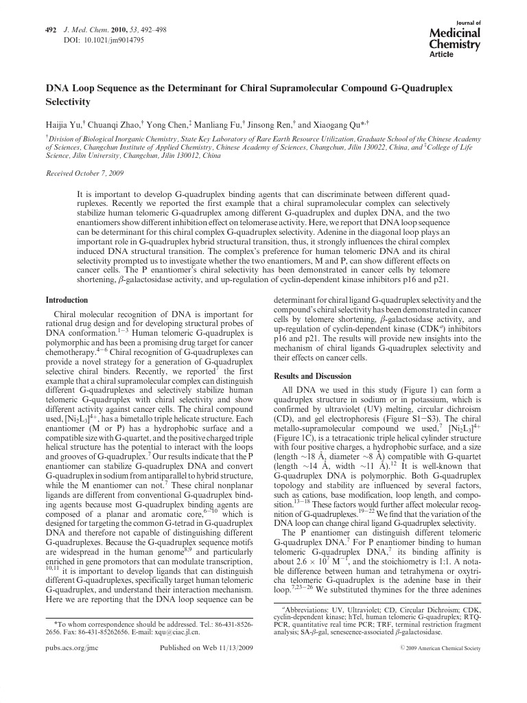 Dna Loop Seq | PDF | Telomere | Senescence