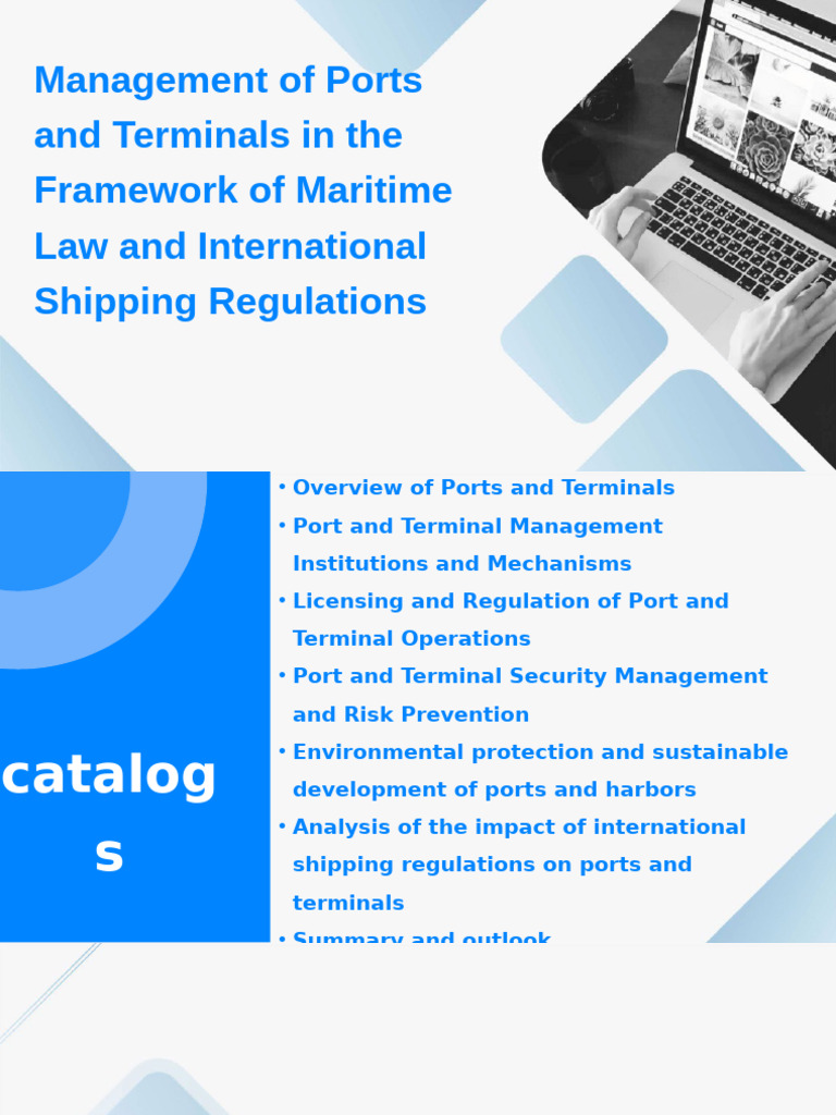 19.6.2024-Management of Ports and Terminals in the Framework of Maritime Law and International ...