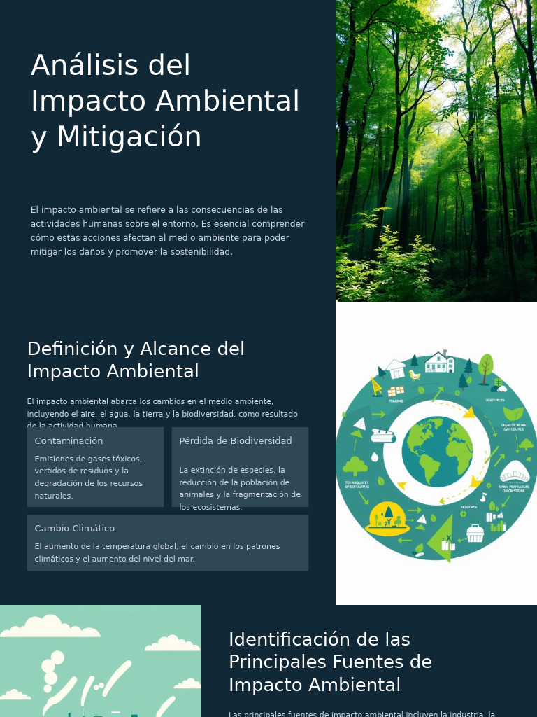 Analisis Del Impacto Ambiental y Mitigacion | PDF | Entorno natural | Residuos