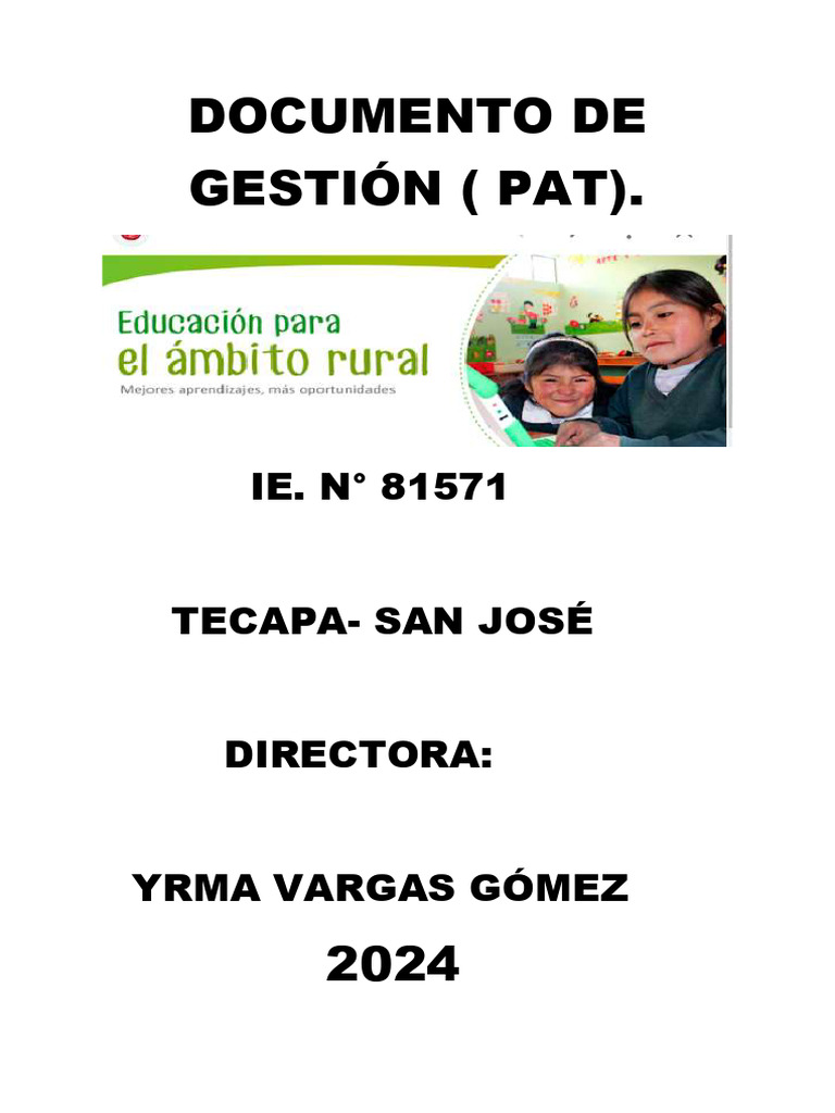 ACTIVIDADES DEL PAT | PDF | Pedagogía | Evaluación