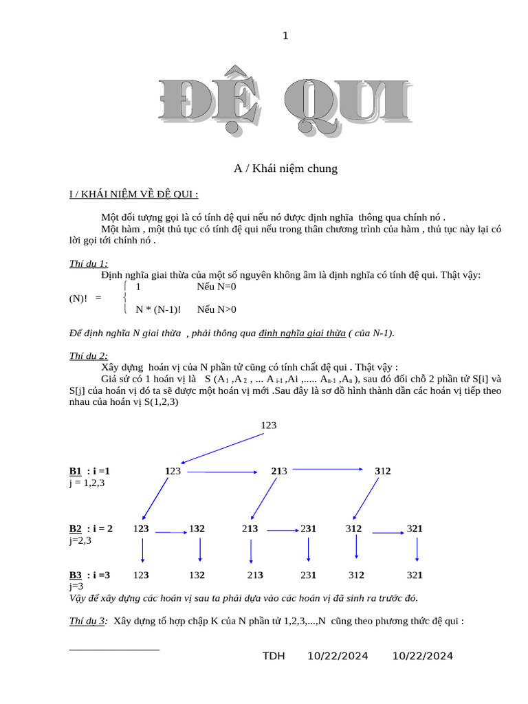 ĐẸ QUY QUAY LUI | PDF