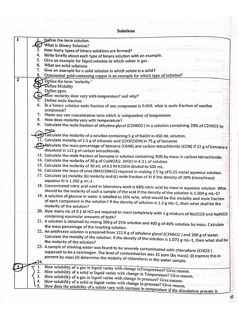 Updated chemistry revision paper | PDF