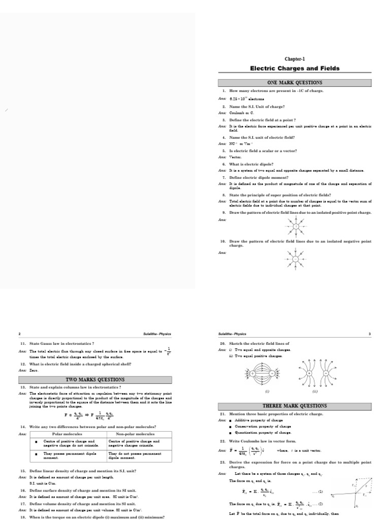 dk phy 2puc | PDF | Electric Field | Capacitance