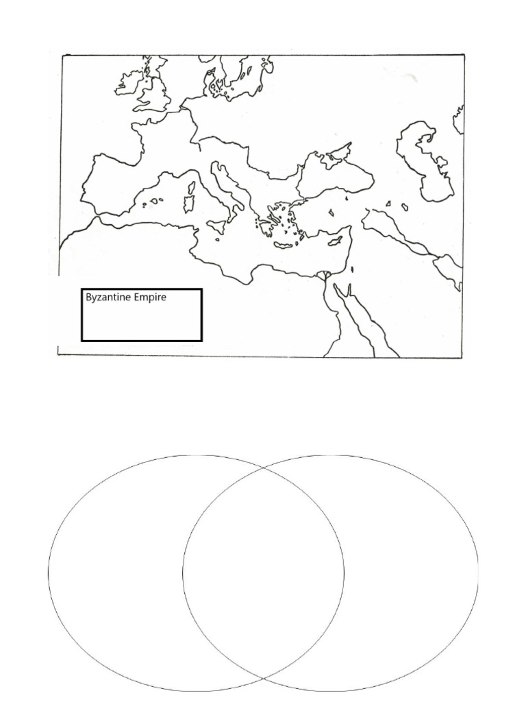 Byzantine Empire Blank Map | PDF