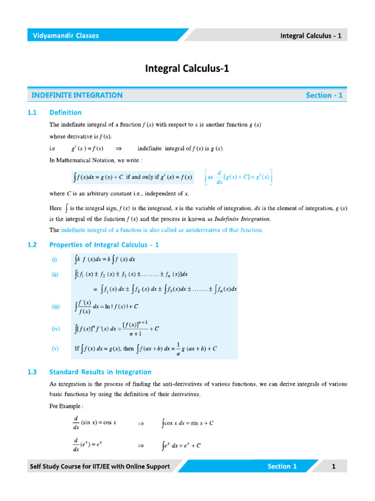 Integral Calculus 1 Module Pdf