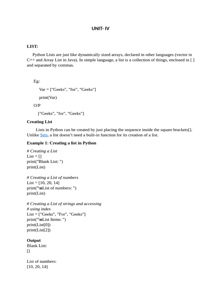 UNIT 4 py | PDF | Computer Programming | Software Engineering UNIT 4 py | PDF | Computer Programming | Software Engineering