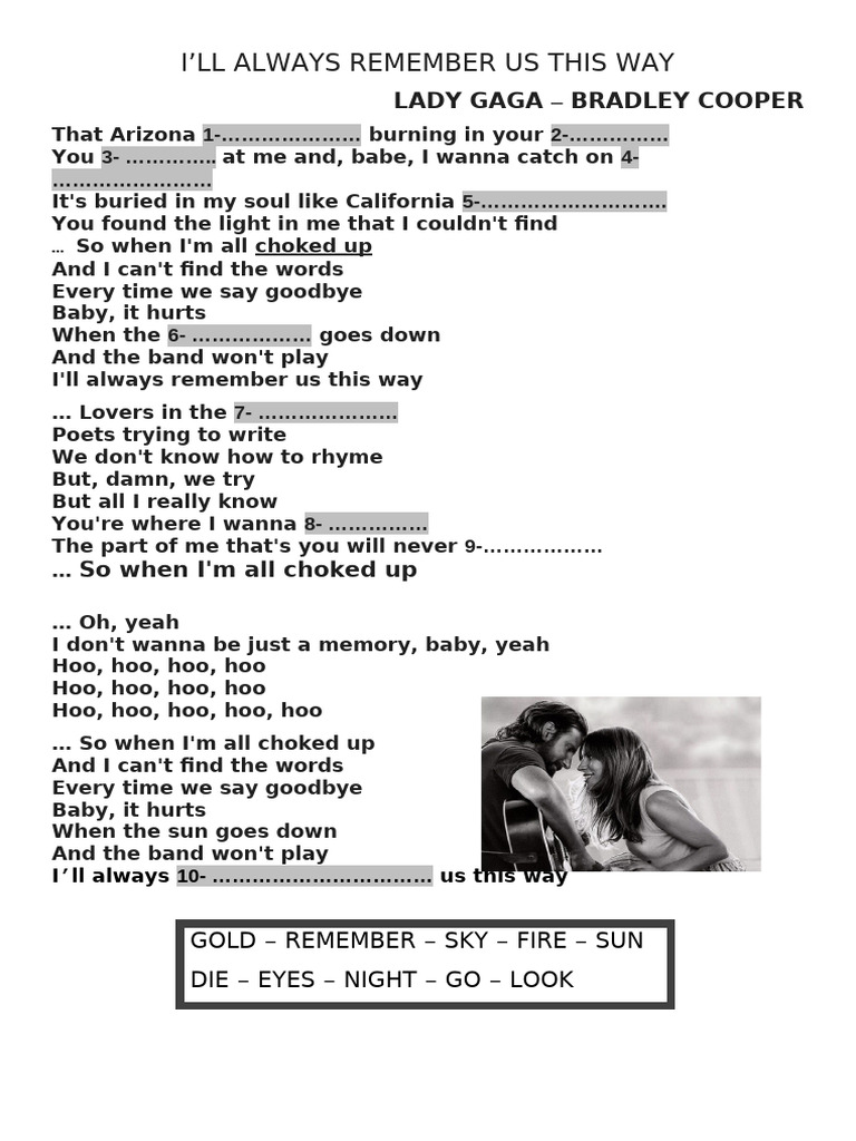 Lady Gaga's "Always Remember Us" | PDF