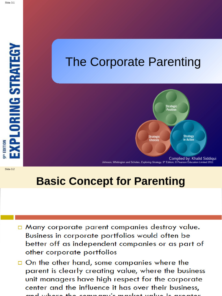 Corporate Parenting | PDF