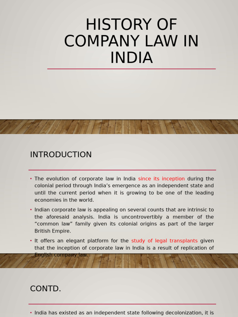 History of Company Law | PDF | Limited Liability | Joint Stock Company