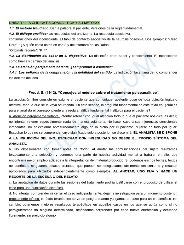 Adultos Final - Resumen | PDF | Neurosis | Psicoanálisis