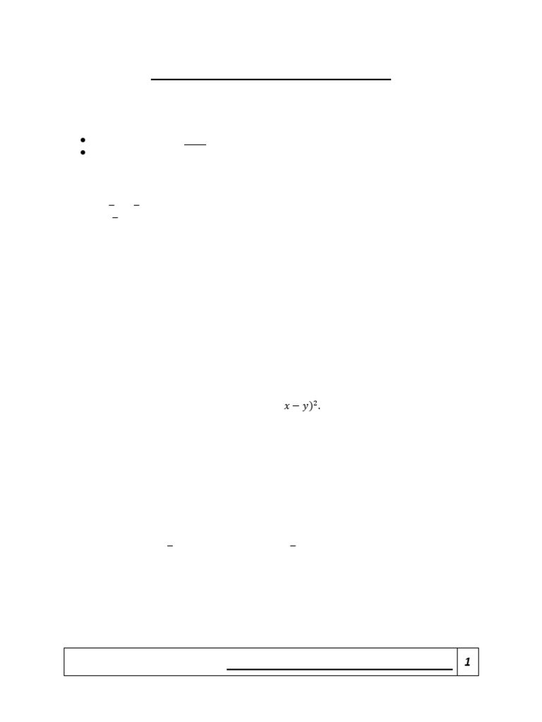 Algebraic Manipulation - Practice Handout | PDF