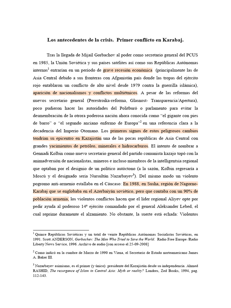 El Caucaso Tras La URSS | PDF | Georgia (país)