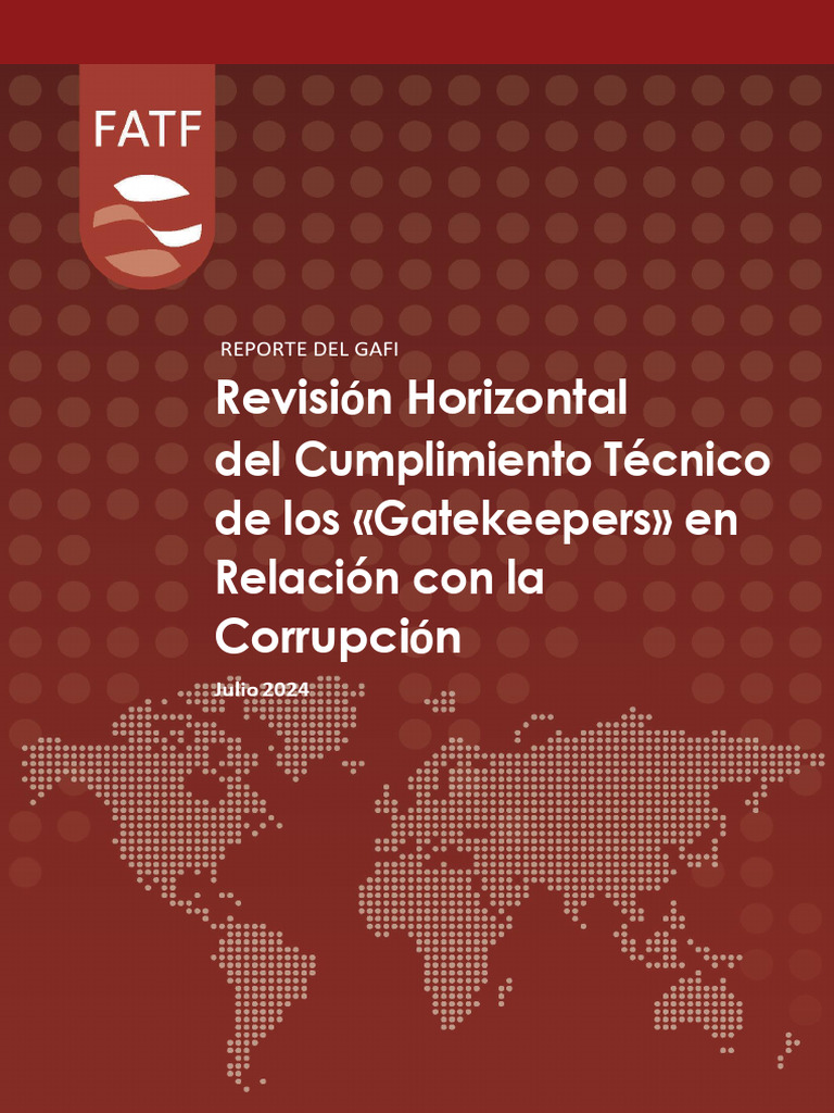 Cumplimiento Técnico de Gatekeepers GAFI | PDF | Lavado de dinero ...