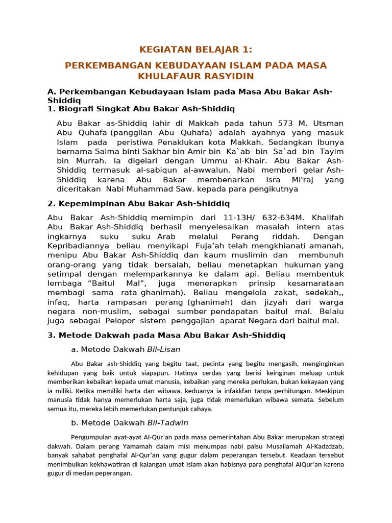 Kegiatan Belajar 1 | PDF