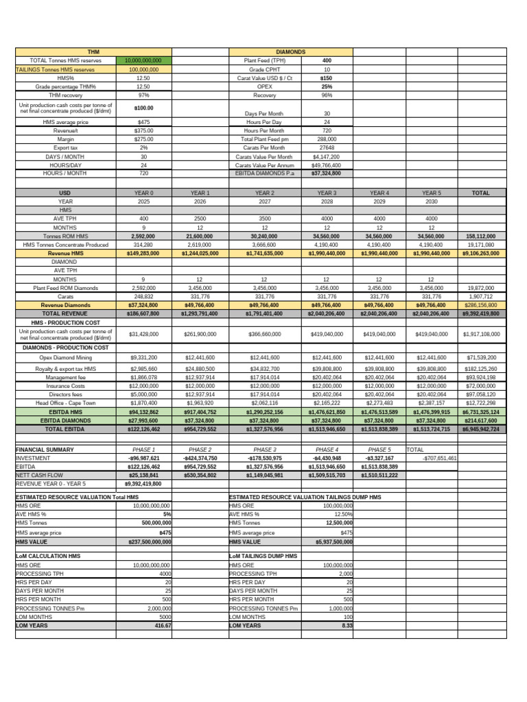 SDM Financial Model | PDF | Valuation (Finance) | Business