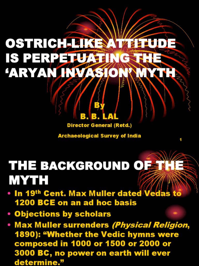 Aryan Invasion Myth - Lal | PDF | Archaeology | Religion And Belief