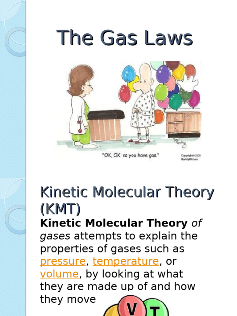 The Gases Laws. | PDF | Gases | Temperature
