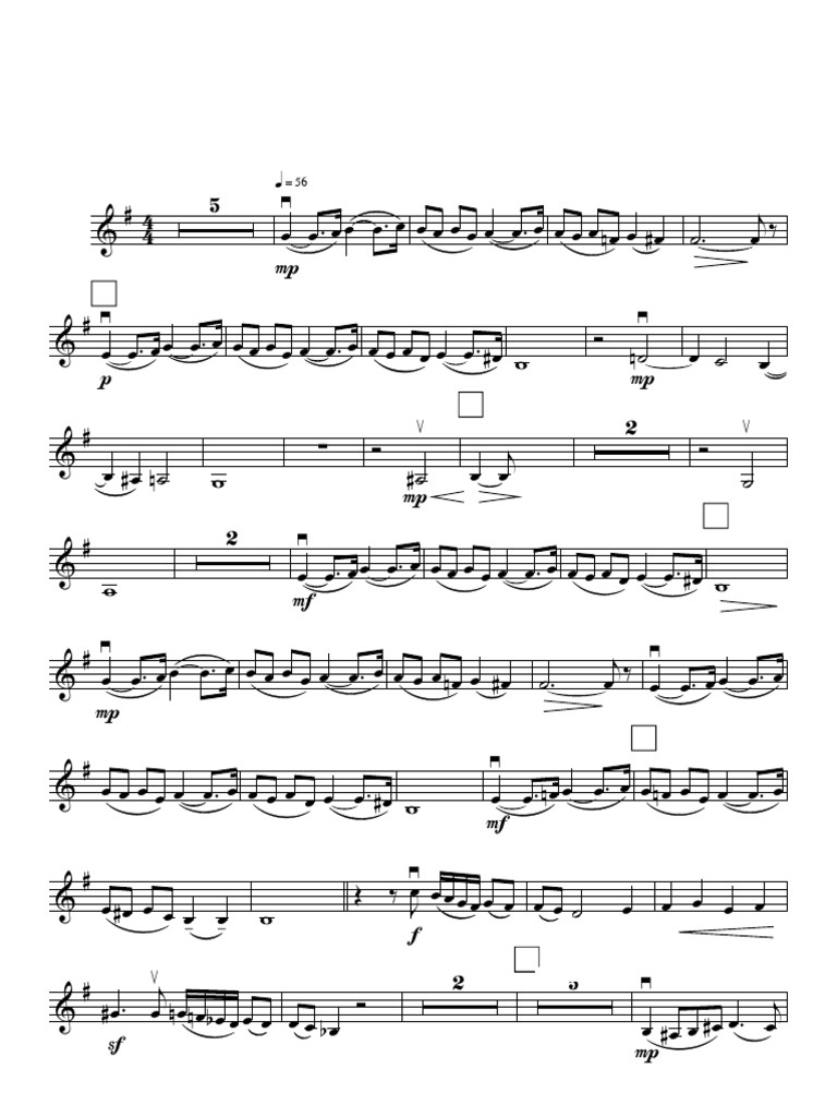 Pavana - Violin II | PDF