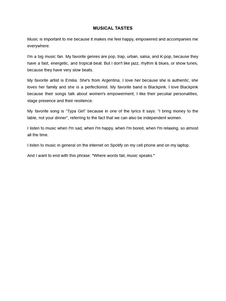 SPEAKING PROJECT 6.0 | PDF