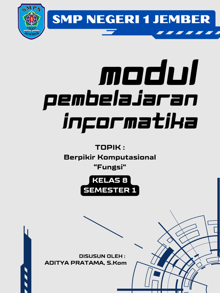 Modul Informatika Berpikir Komputasional | PDF