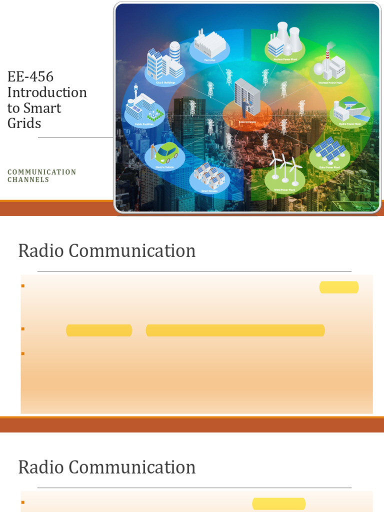 Lec Radio Comm Smart Grids | PDF | Cellular Network | Radio