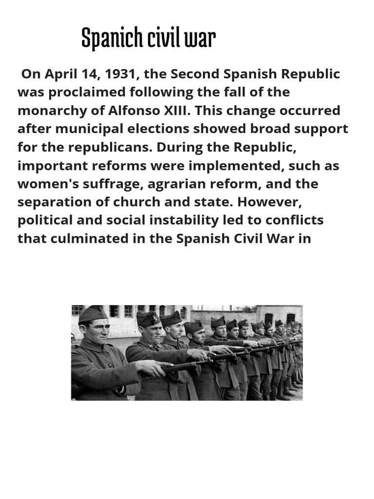 Spanich Civil War | PDF