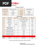Coa 0200a Sample | PDF