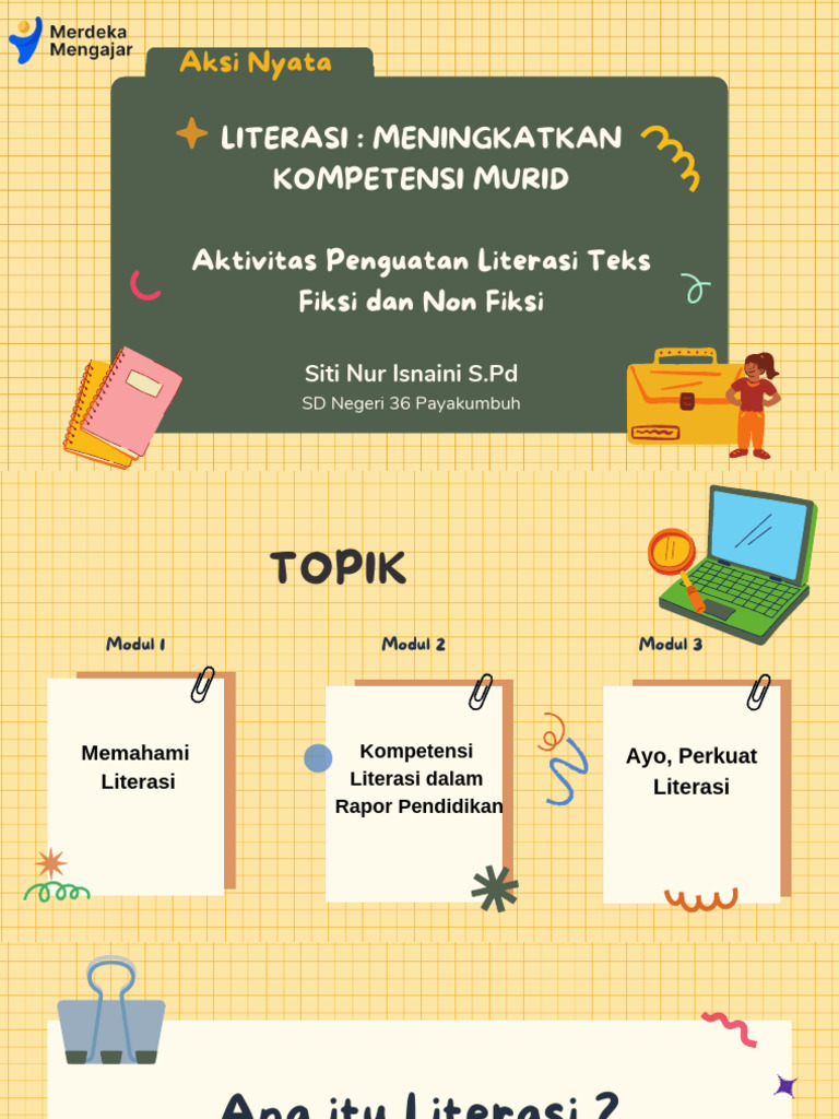 Meningkatkan Kompetensi Literasi Murid | PDF