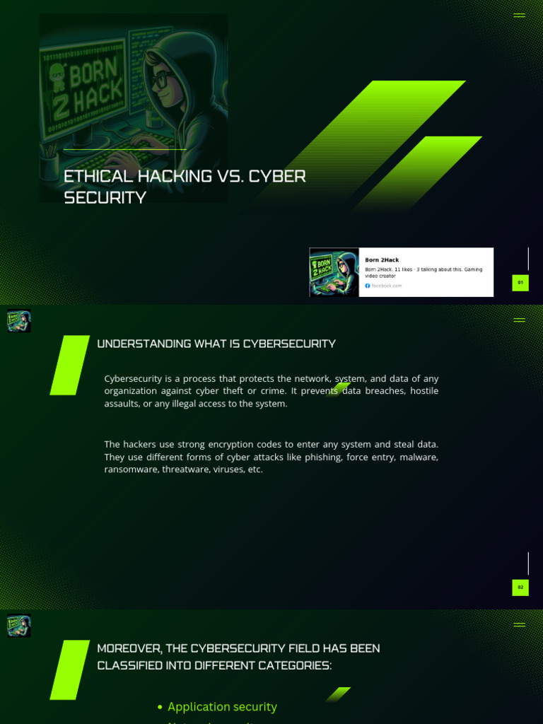 Difference Between Cybersecurity and Ethical Hacking | PDF | Security | Computer Security