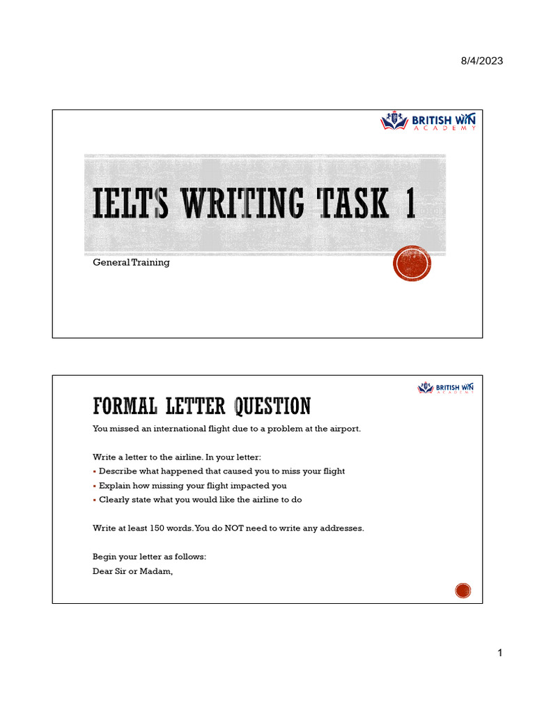 Letter Writing Guide for Various Situations | PDF | Madam